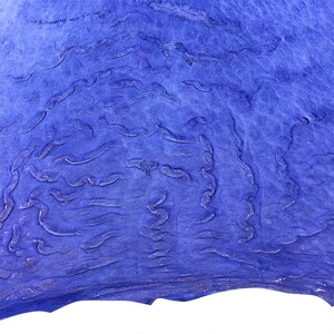 SALE Blue Leather Hides, Rustic Material, Soft Veg Tan Lambskin, Craft ...