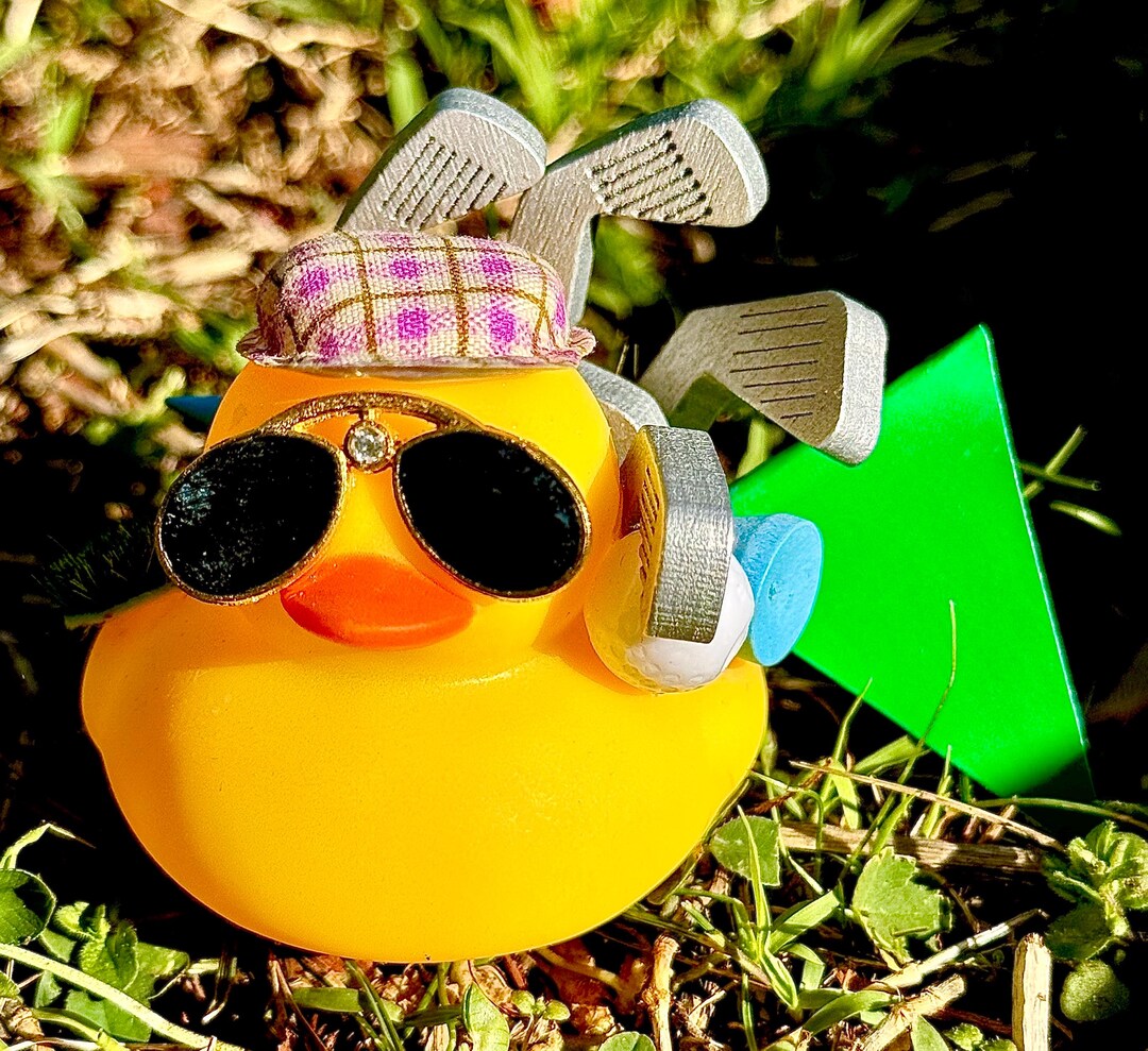 Rubber Duck Golfer - Etsy