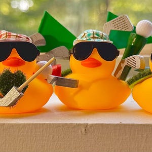 Rubber Duck Golfer - Etsy