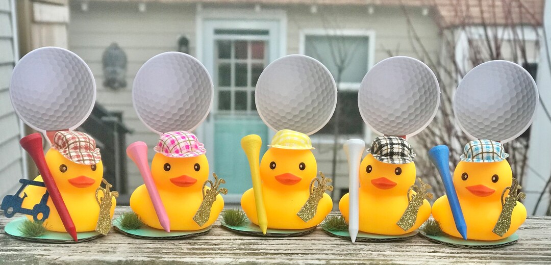 Rubber Duck Golfer - Etsy