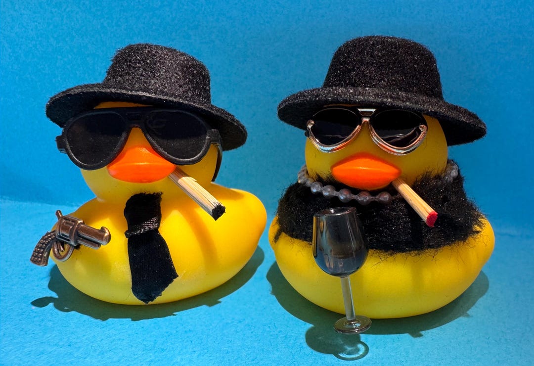 Mafia Family Rubber Ducks Mafia Mama and Mobster - Etsy