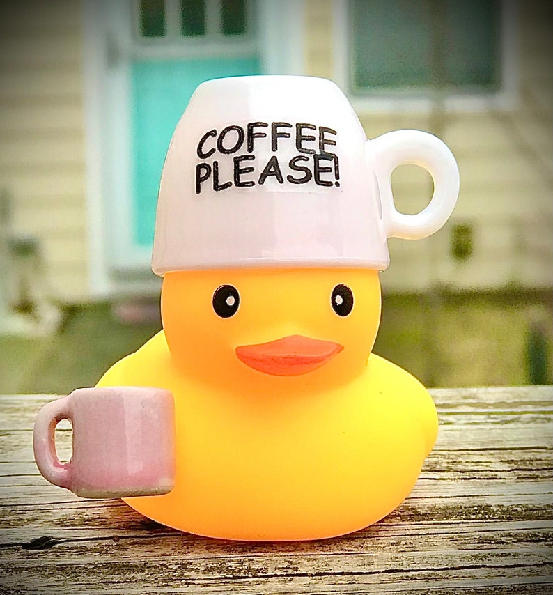 Rubber Duck Coffee Duck - Etsy