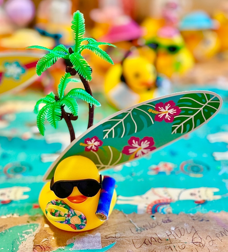 Rubber Duck Surfer - Etsy