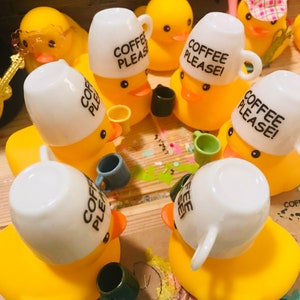 Rubber Duck Coffee Duck - Etsy