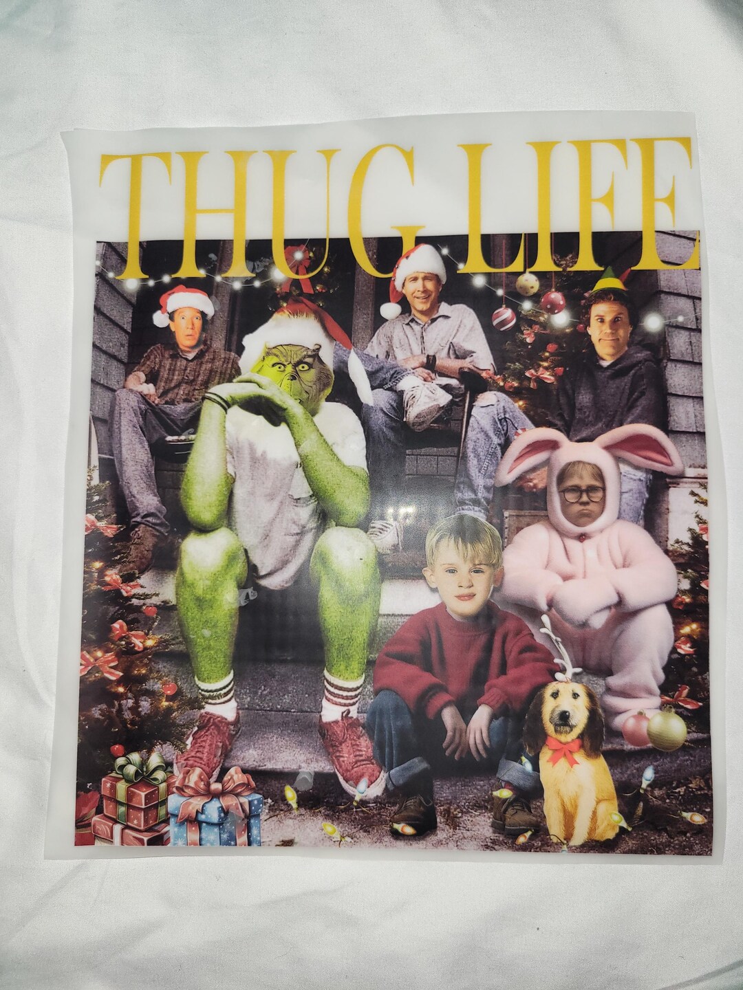 THUG LIFE Christmas DFT, Ready to Print - Etsy
