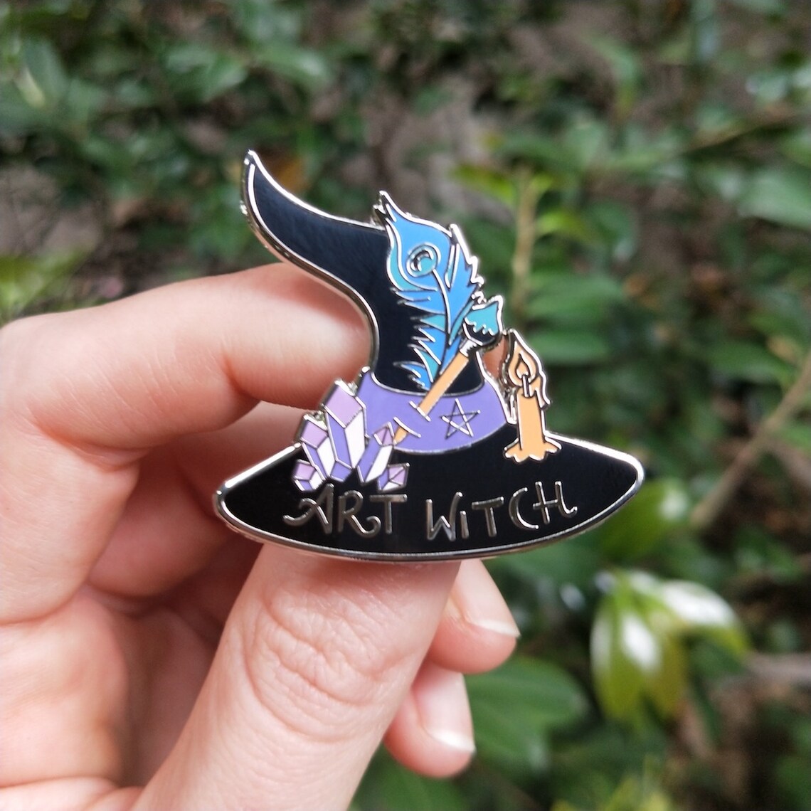Art Witch Hard Enamel Lapel Pin | Etsy