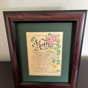 Print-irish Mother - Etsy