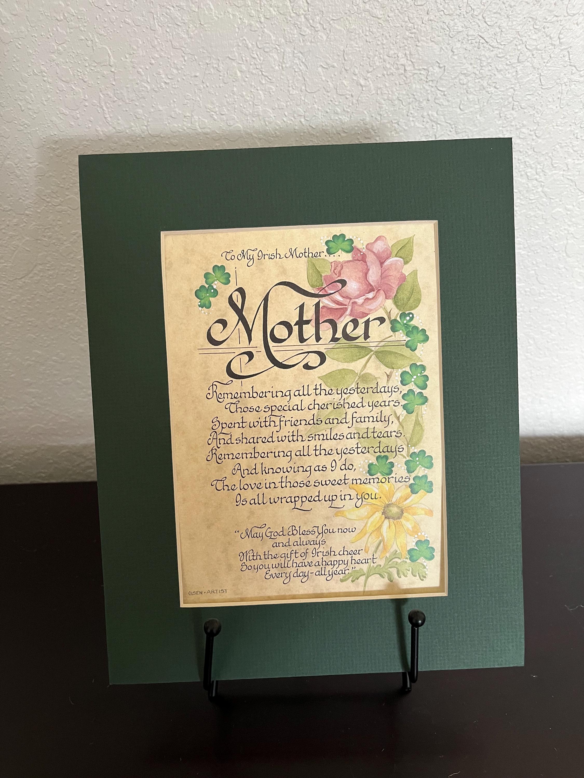 Print-irish Mother - Etsy