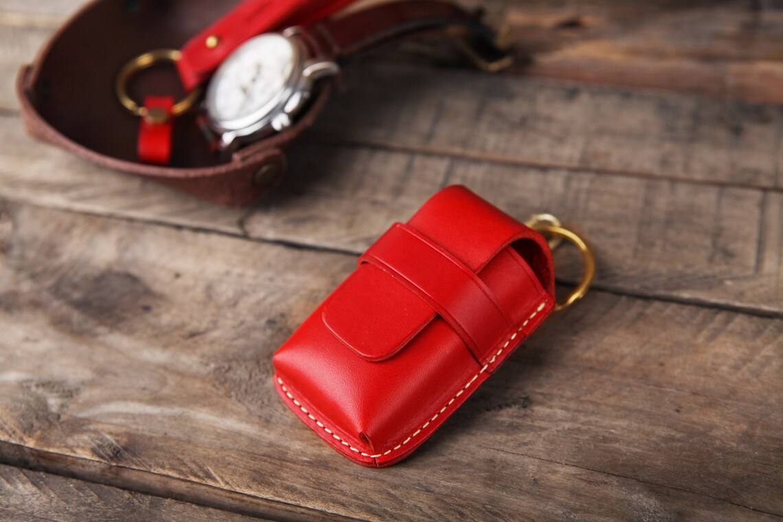 Leather Smart Key Pouch Leather Pouch Smart Key Holder 7700 - Etsy