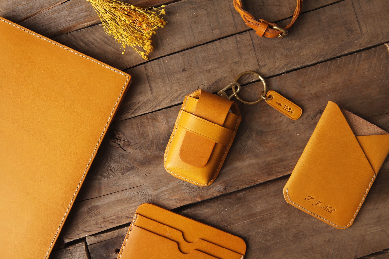 Leather Smart Key Pouch Leather Pouch Smart Key Holder 7700 - Etsy