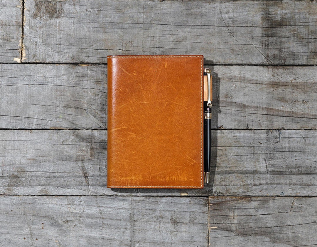 Leather Notebook Cover, A6 Notebook, A5 Notebook, Handmade Notebook ...