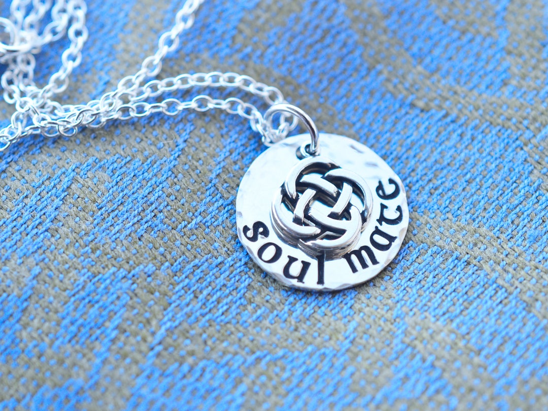 Soul Mate Eternal Love Sterling Silver Necklace - Etsy