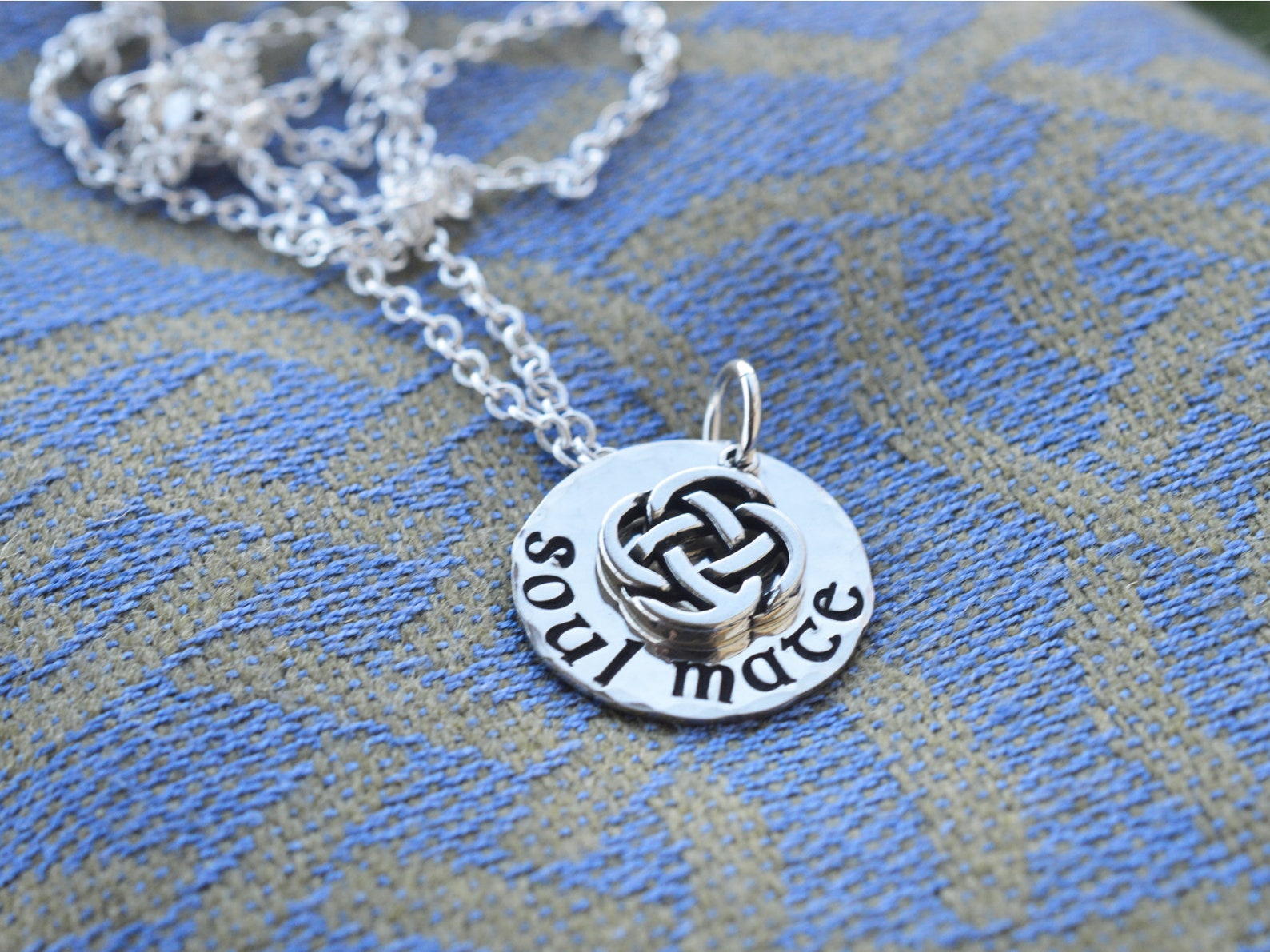 Soul Mate Eternal Love Sterling Silver Necklace - Etsy