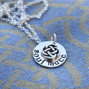 Soul Mate Eternal Love Sterling Silver Necklace - Etsy