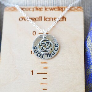 Soul Mate Eternal Love Sterling Silver Necklace - Etsy