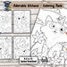 Feline Fun: Whimsical Kitty Coloring Pages for Kids and Cat Lovers - Etsy