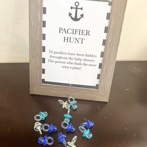 Pacifier Hunt Baby Shower Game - Etsy
