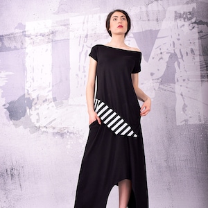 Tunic, Asymmetrical Tunic, Plus Size Tunic, Oversized Tunic, Black ...