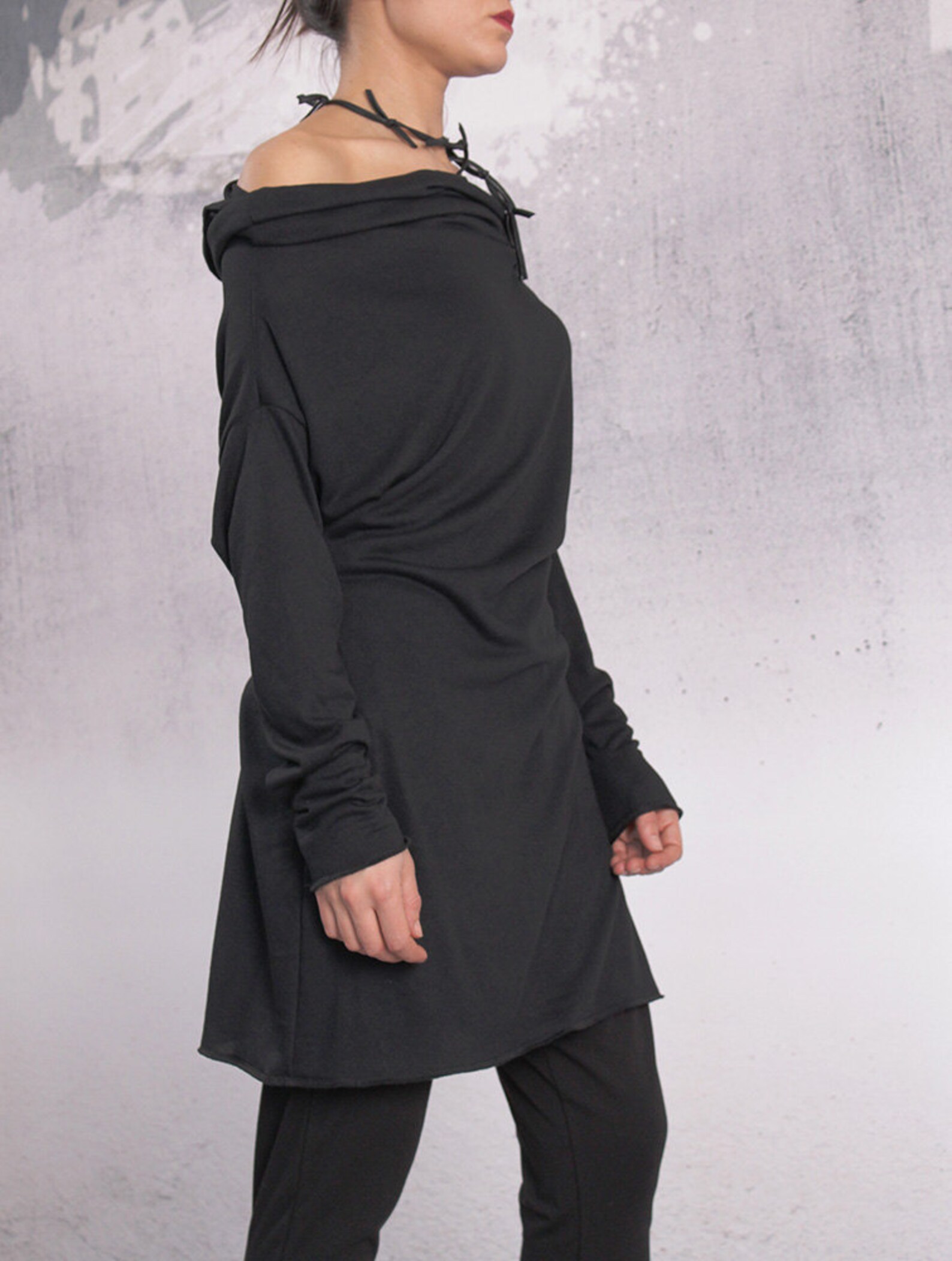 Tunic Reversible White Tunic Top Loose Dress Loose Tunic | Etsy