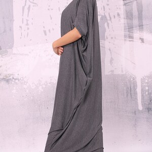 Graphite Gray Dress, Extravagant Long Dress,loose Dress, Dresses for ...