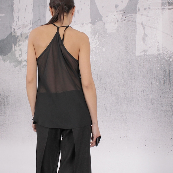 Sheer Halter Top - Etsy