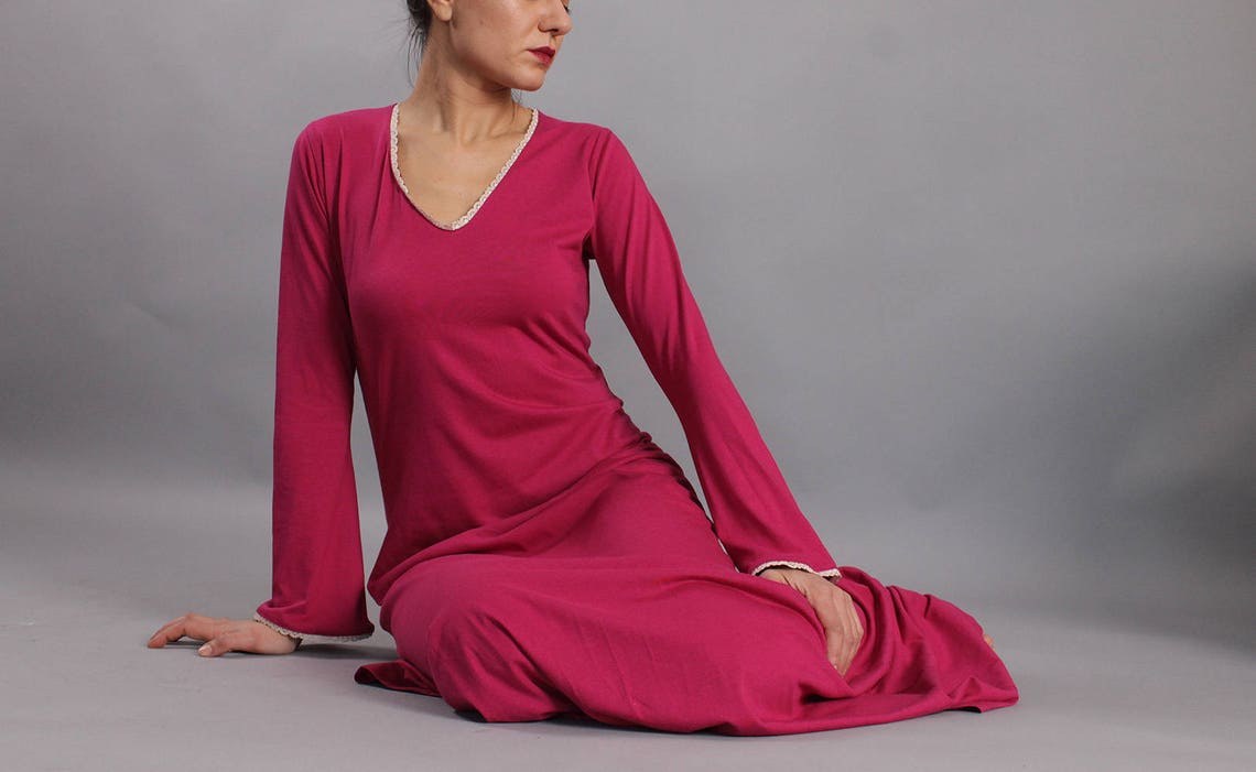 Night Gown,nightdress, Bed Gown, Sleepwear, Lounge Wear, Home Wear ...