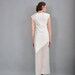 Tunic Dress, Ivory Sheer Dress, Long Asymmetrical Tunic,white Tunic ...
