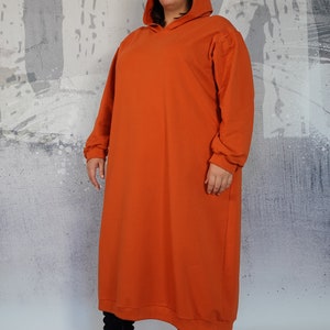 Hooded Dress. Fall Clothing. Sweatshirt Dress. Winter Dress. Warm Dress ...