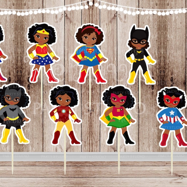 African American Superhero Girls - Etsy