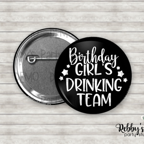 Birthday Buttons - Etsy