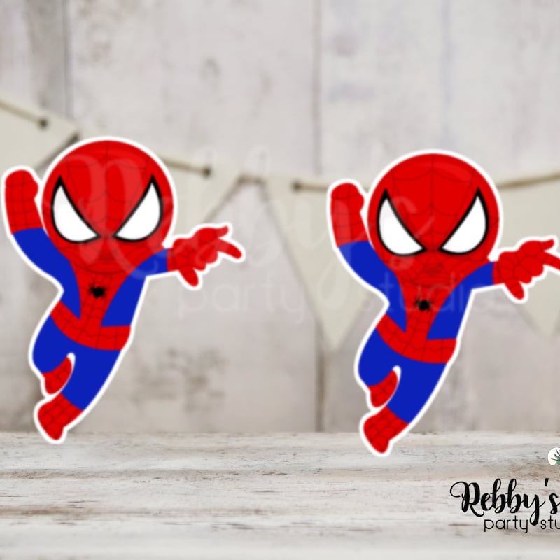 Spiderman Cut Out - Etsy