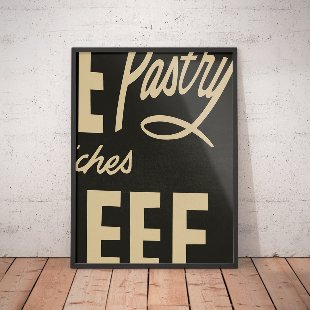 POSTER PASTRY, Printable Art Instant Download, Motivational Print ...