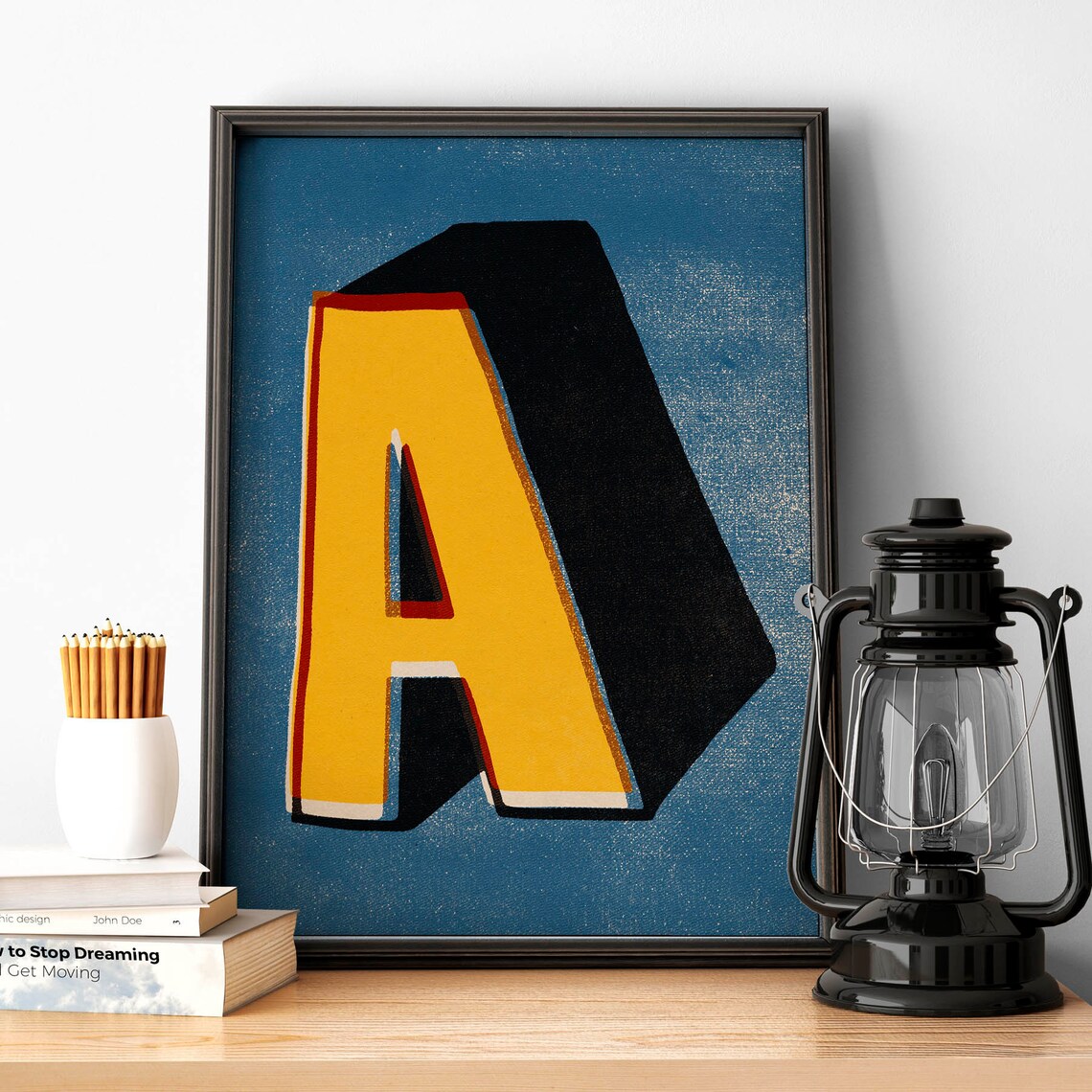 POSTER LETTER A Printable Art Instant Download Motivational | Etsy