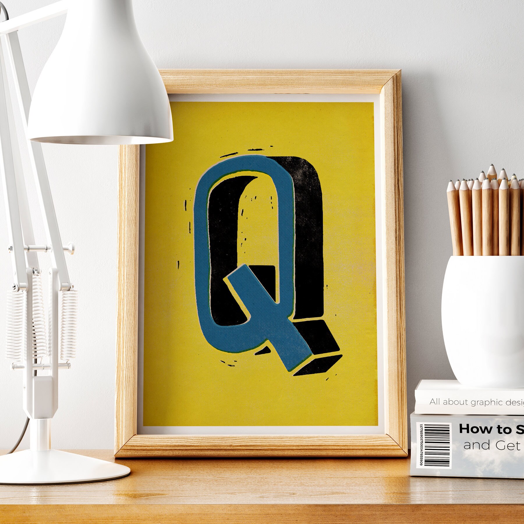 POSTER LETTER Q Printable Art Instant Download Motivational - Etsy Canada
