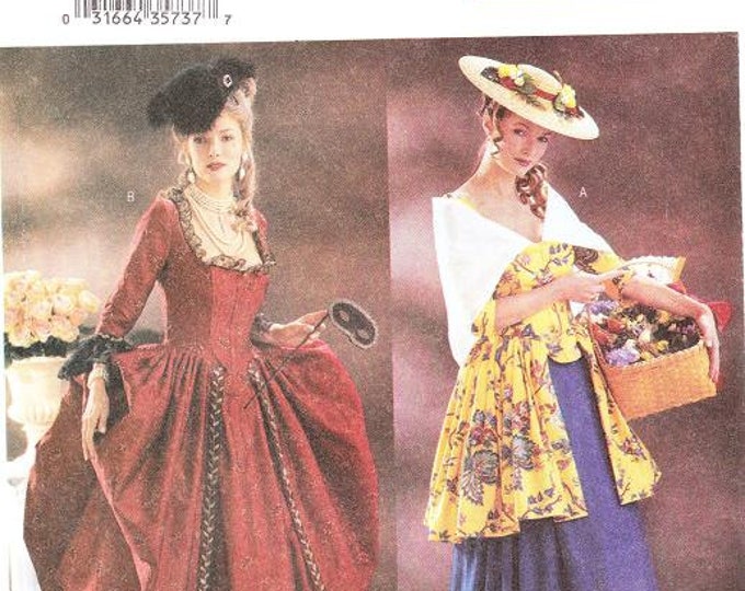 Butterick 3640 Misses' 18th Century Costume Pattern, 6-10 - Etsy