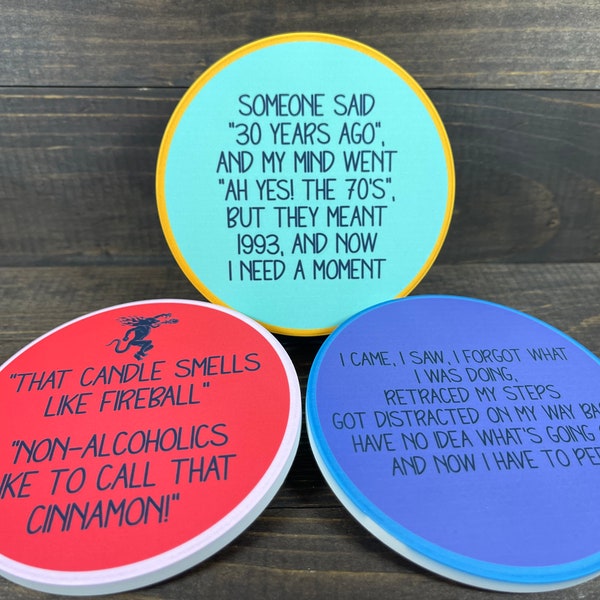 Funny Coasters - Etsy