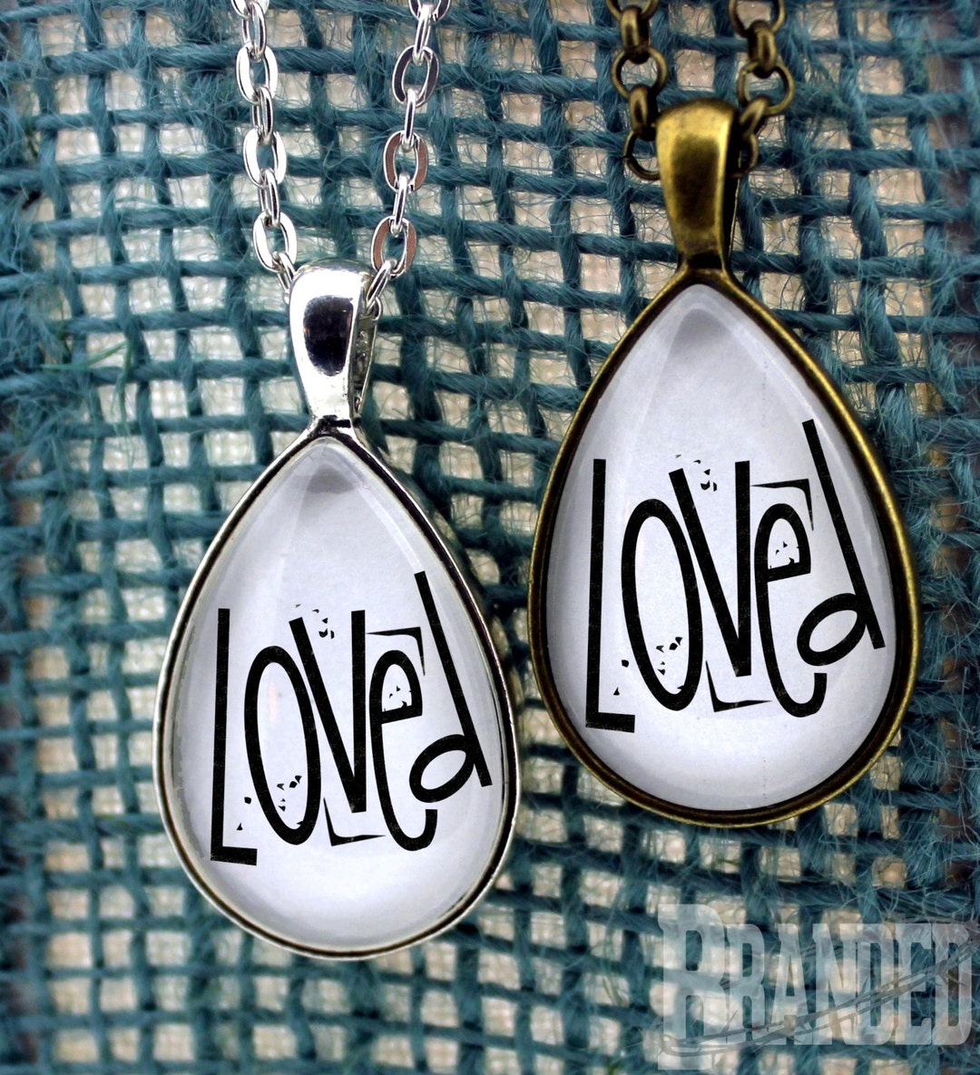 Bible Verse Colgante Collar Amado Collar, Collar de Fe, Joyería ...