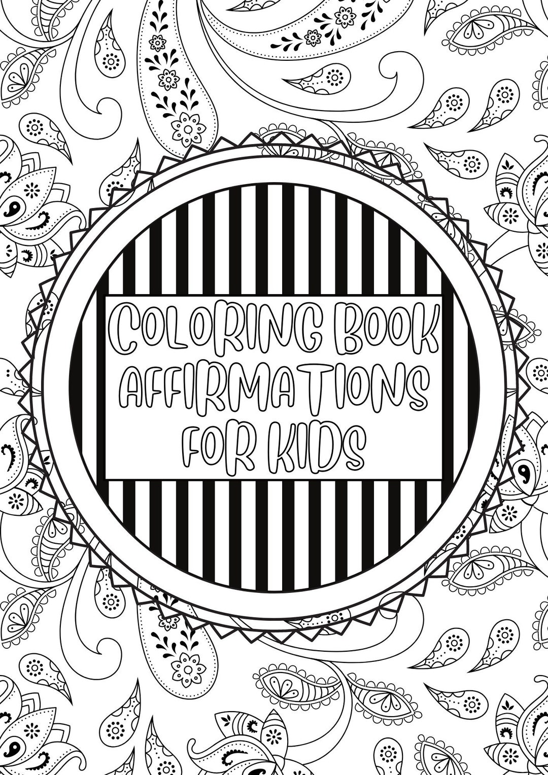 Coloring Book-digital Download | Kids Activities | Encouraging Coloring ...