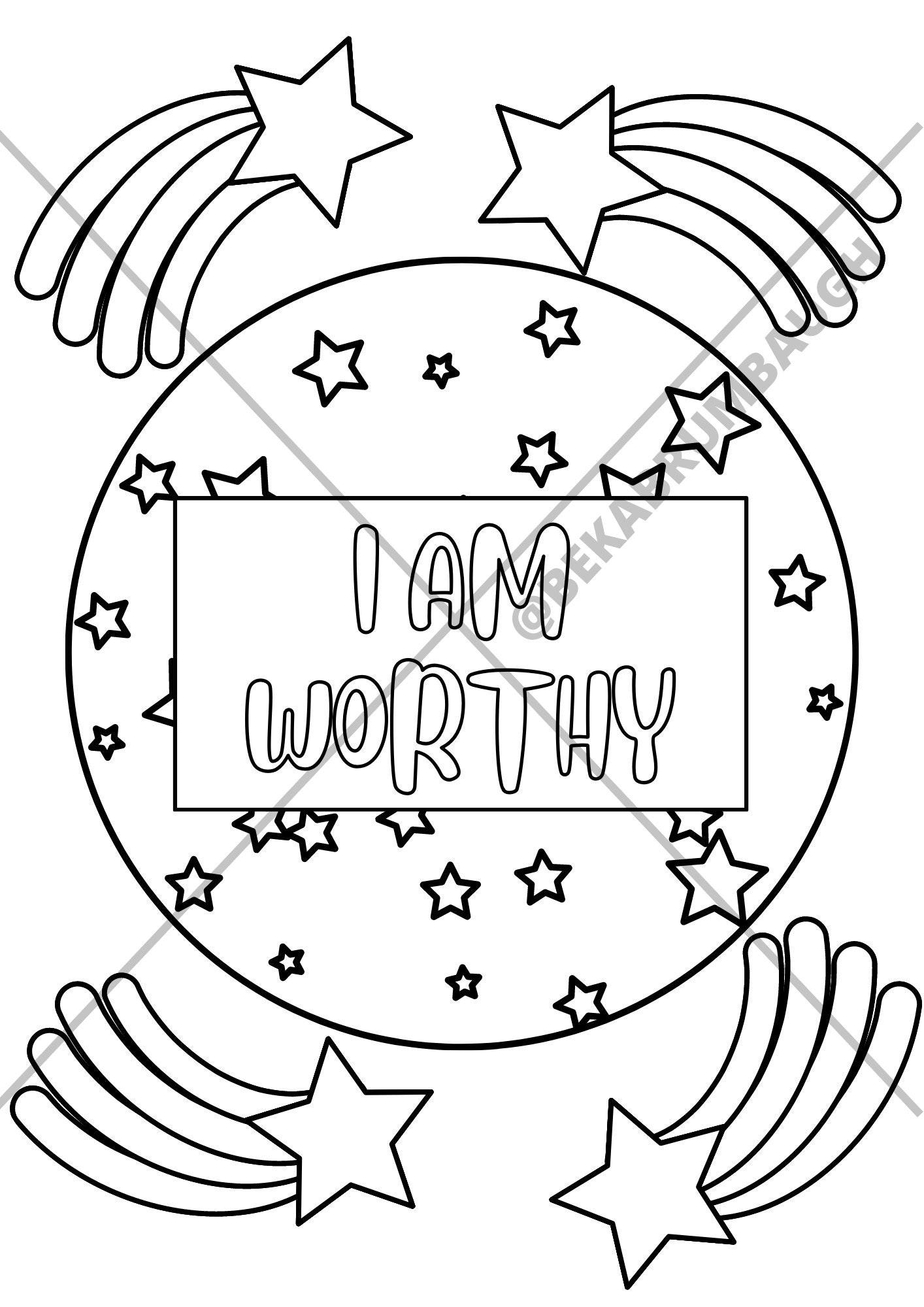 Coloring Book-digital Download Kids Activities Encouraging Coloring ...