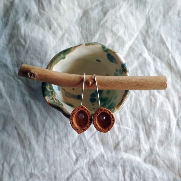 Almond Earrings - Etsy