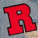 XL Extra Large Chenille Red Letter "r" Patch 9.5cm / 3.7 Inch Ruby Rob ...