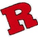XL Extra Large Chenille Red Letter "r" Patch 13cm / 3.7 Inch Ruby Rob ...