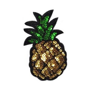 XL Extra Large Sequins Pineapple Patch 9cm / 3.5 Inch Applique - Etsy