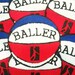 XL Extra Large Vintage Style Chenille Basketball Baller Patch Badge ...