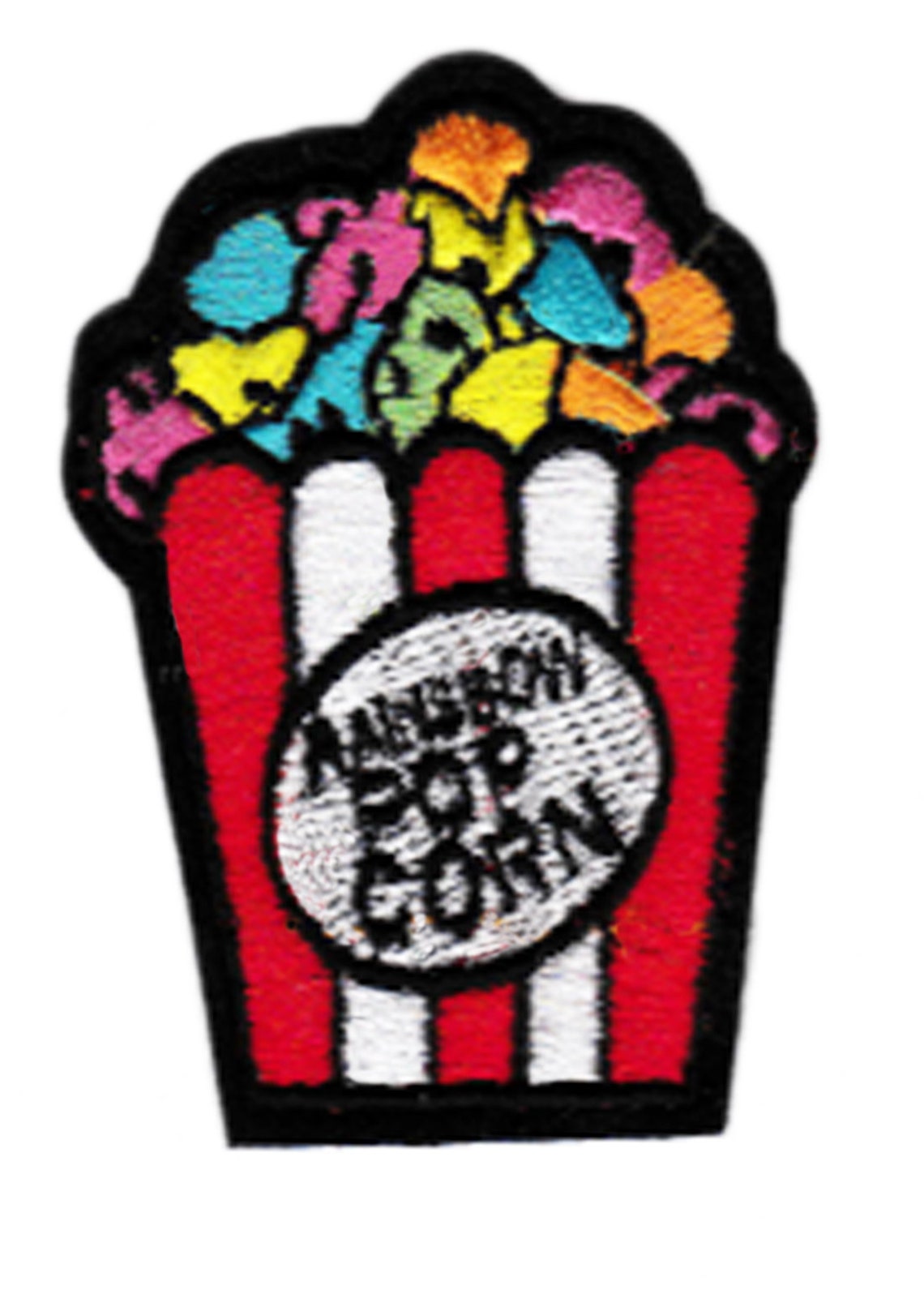 Cute Style Popcorn Patch 7.5cm Applique - Etsy