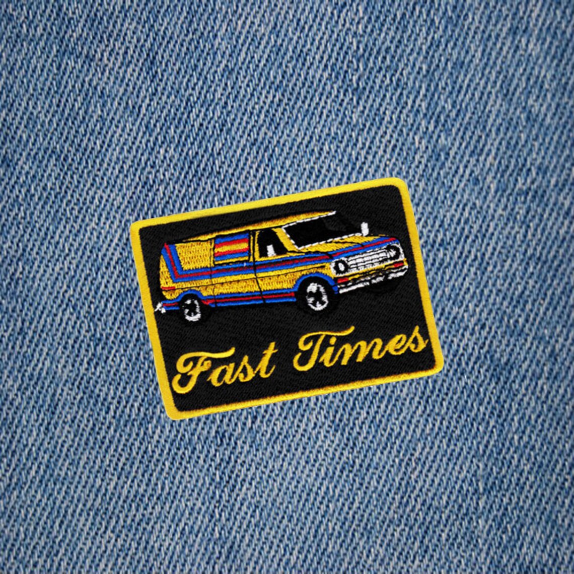 Awesome Vintage Style 70's Patch fast Times | Etsy