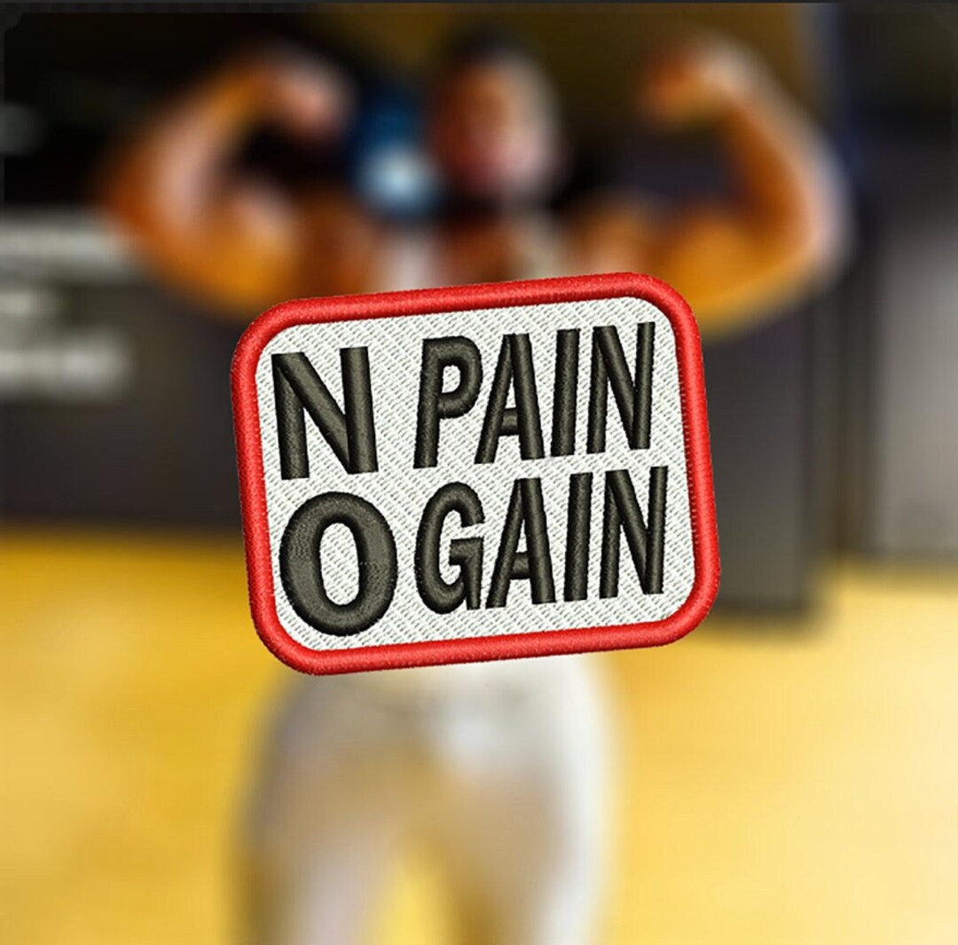 Funny Cool Gym Body Building Workout Motivation Tactical Morale Patch ...
