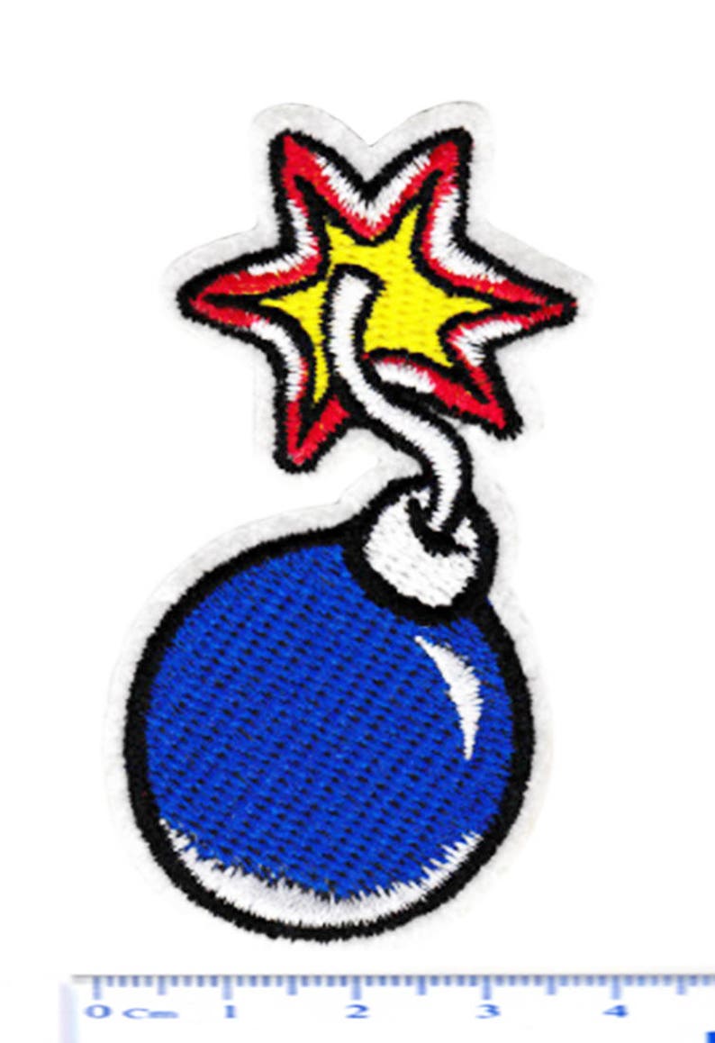 Cute Bomb Style Iron On Patch Applique 2 to choose from | Etsy