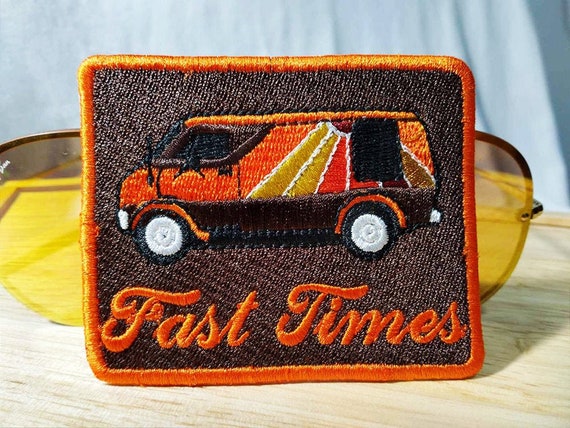 Awesome Vintage Style 70's Patch fast Times | Etsy
