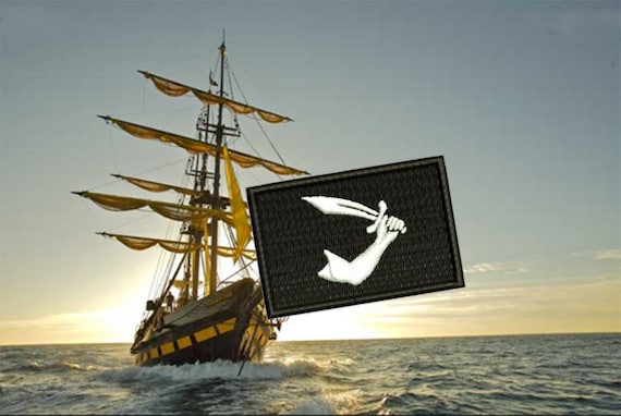 Thomas Tew Rhode Island Tactical Pirate Flag Embroidered | Etsy